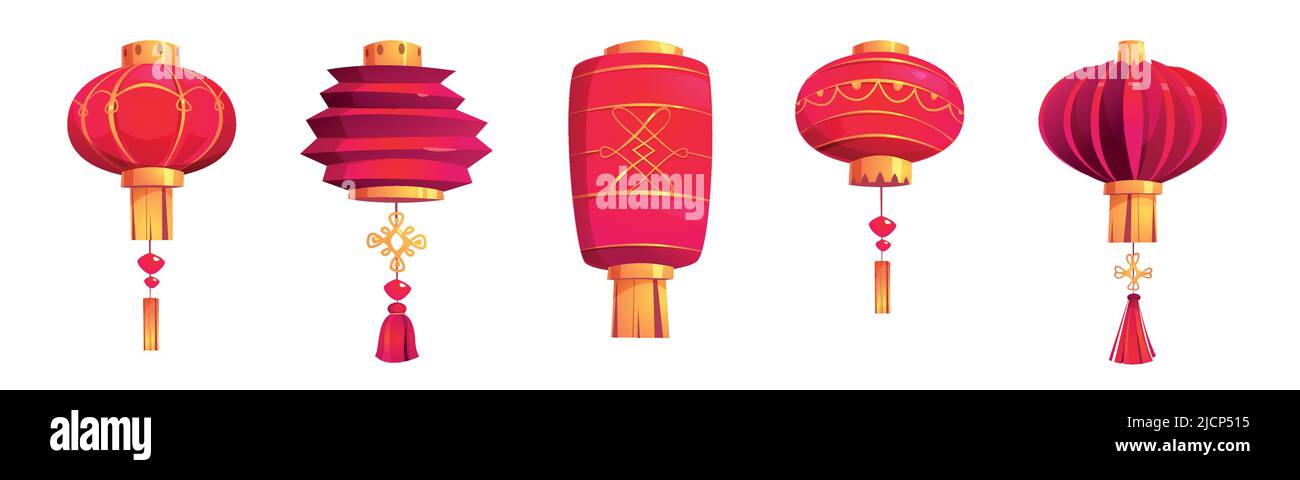 Red gold east asian Cut Out Stock Images & Pictures - Alamy