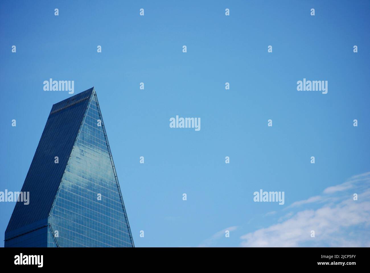 Tall skyscrapers in downtown Dallas, Texas, cement, steel, glass ...