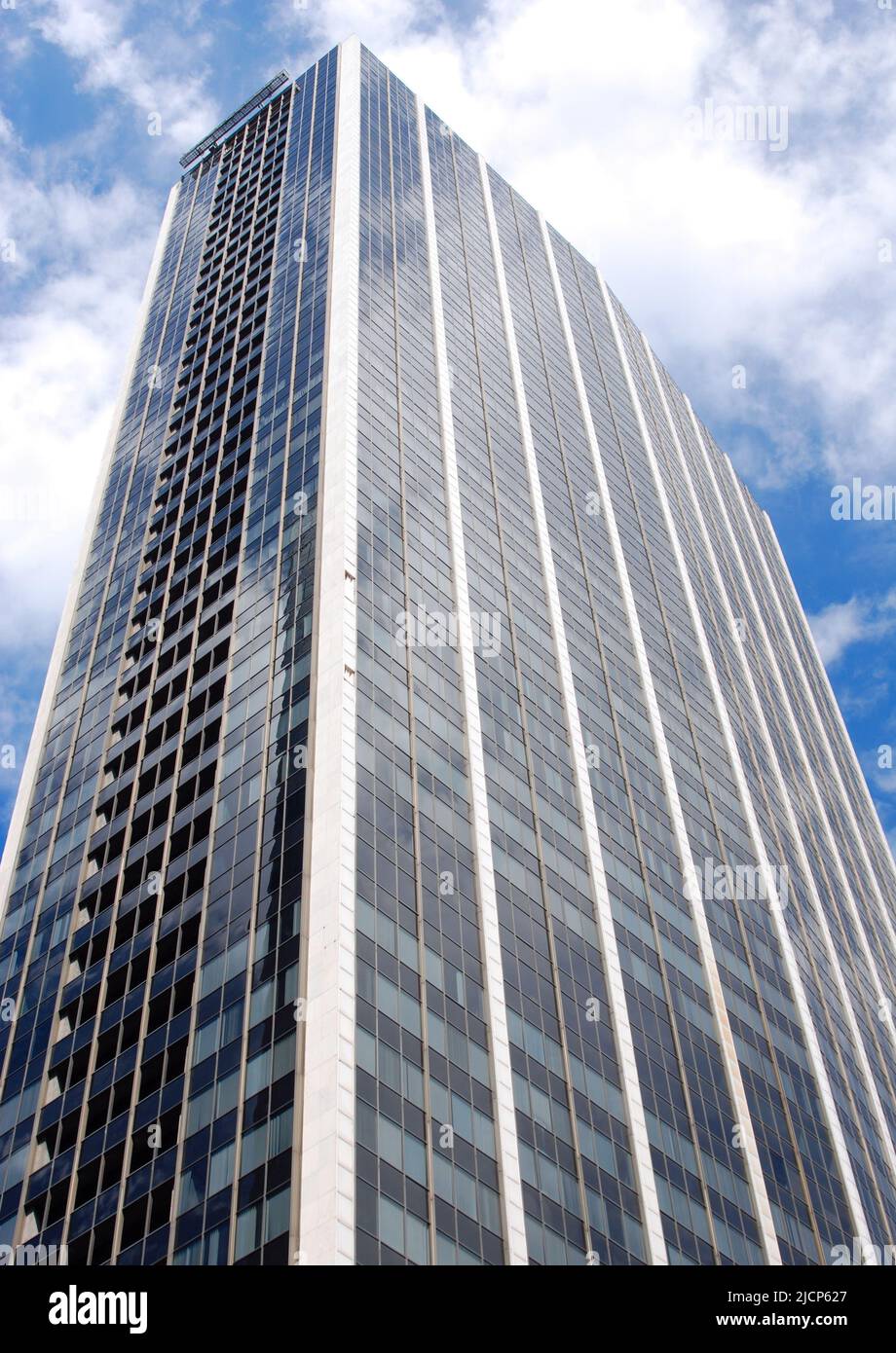 Tall skyscrapers in downtown Dallas, Texas, cement, steel, glass ...