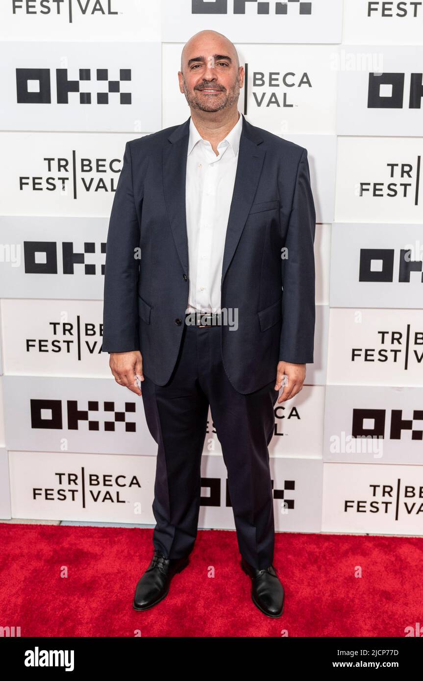 New York, US, June 14, 2022. Javier Mendez attends "Official ...