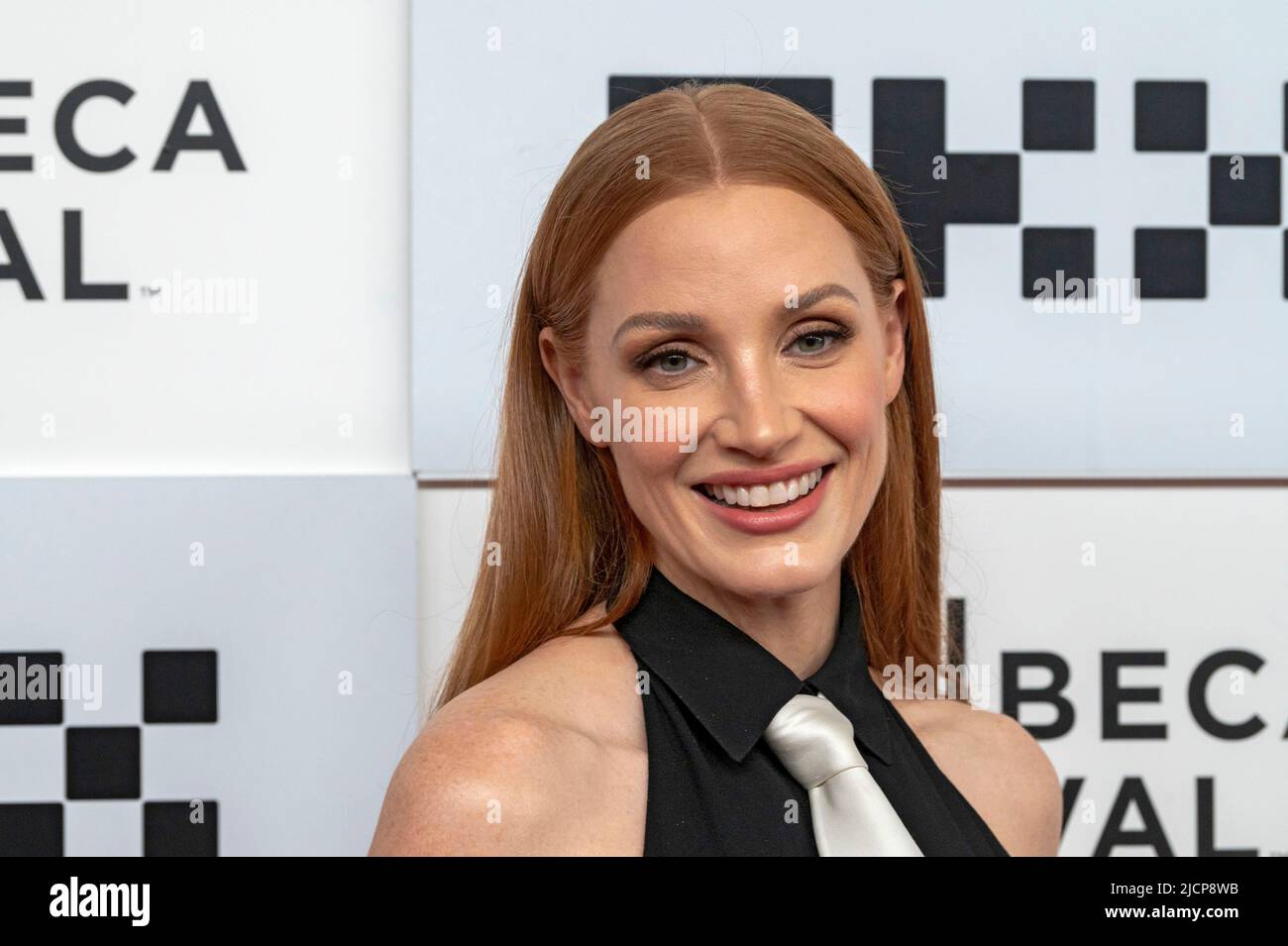NEW YORK, NEW YORK - JUNE 14: Jessica Chastain attends "The Forgiven ...