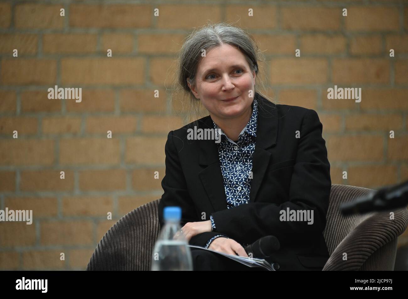 Cologne, Germany. 14th June, 2022. Author Marion Poschmann at the ...