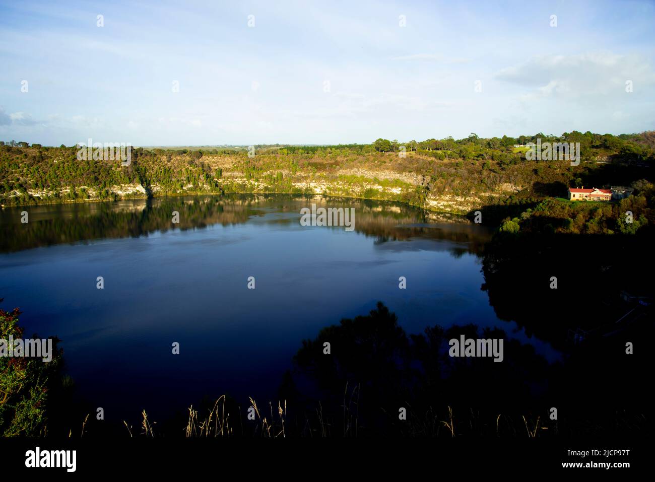 The Blue Lake - Mount Gambier - Australia Stock Photo - Alamy