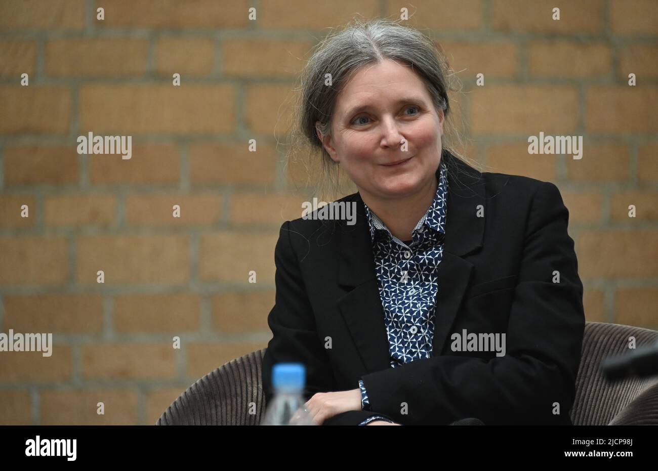 Cologne, Germany. 14th June, 2022. Author Marion Poschmann at the ...