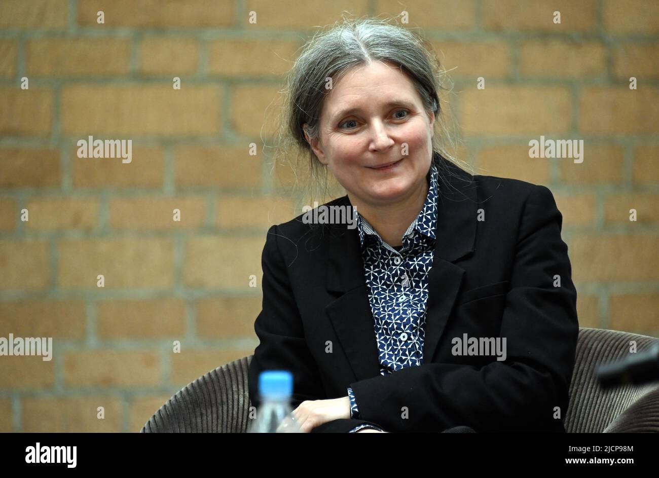 Cologne, Germany. 14th June, 2022. Author Marion Poschmann at the ...