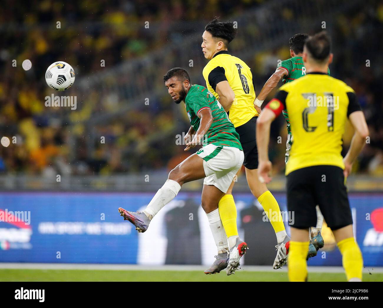 Kuala Lumpur, Malaysia. 14th June, 2022. Mahbubur Rahman (L) of ...