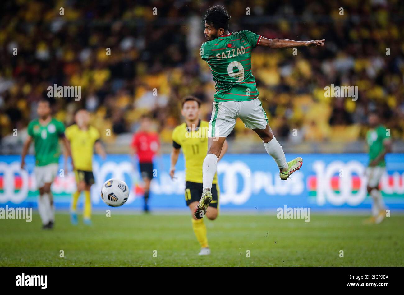 Sazzad Hossen of Bangladesh seen in action during the AFC Asian Cup ...
