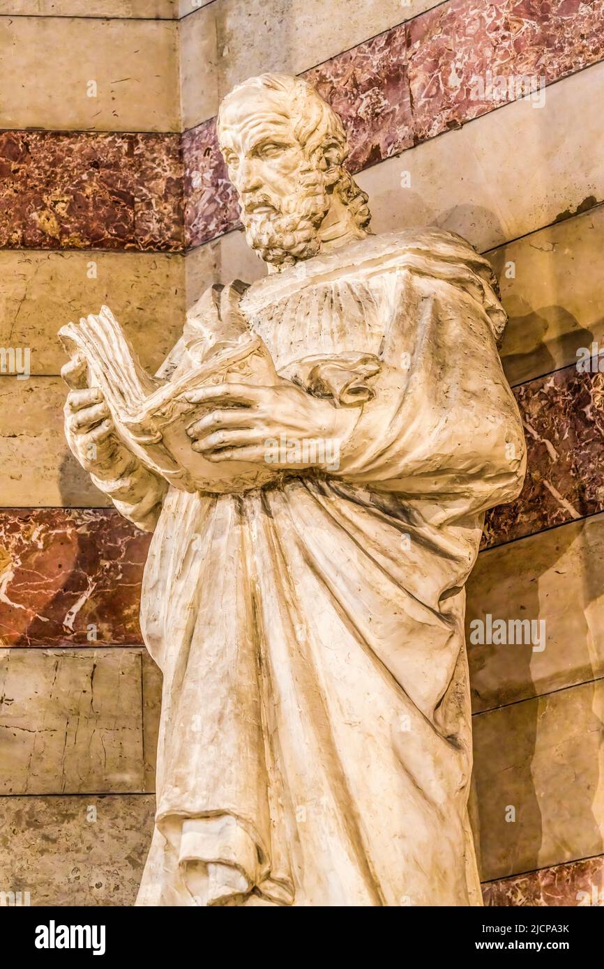 Saint Luke Statue Cathedral Saint Mary Mejor Catholic Church Marseille ...