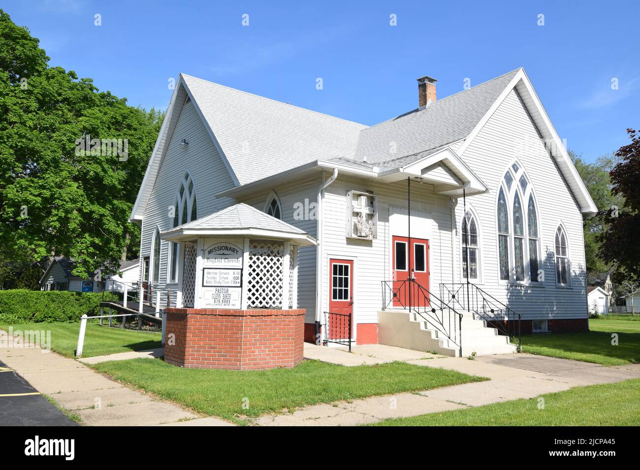 Missionary Baptist Church in Hammond, Illinois Stock Photo - Alamy