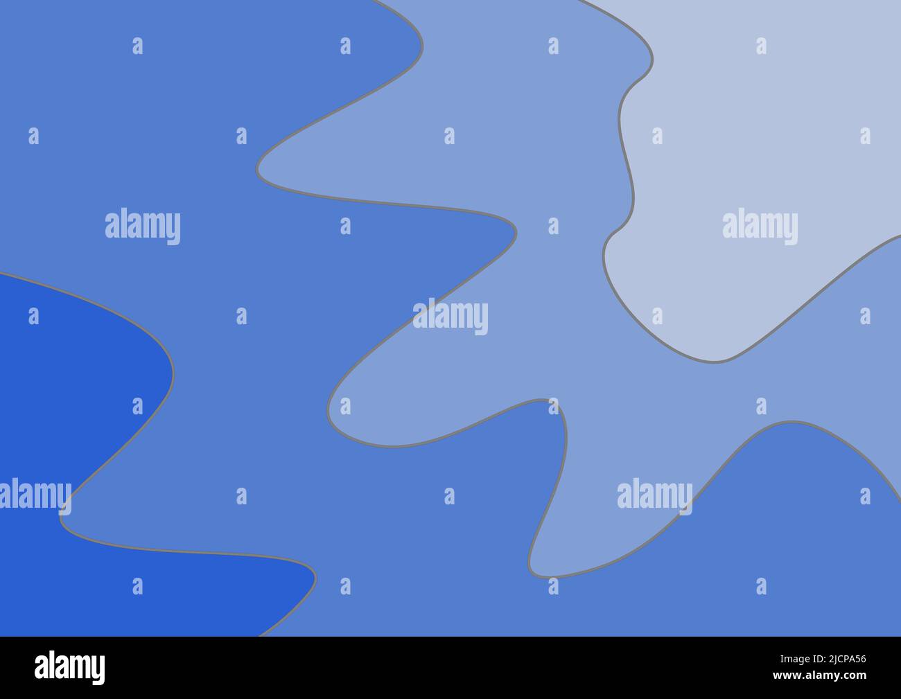 abstract illustration of three vertical wavy lines and four bands of ...