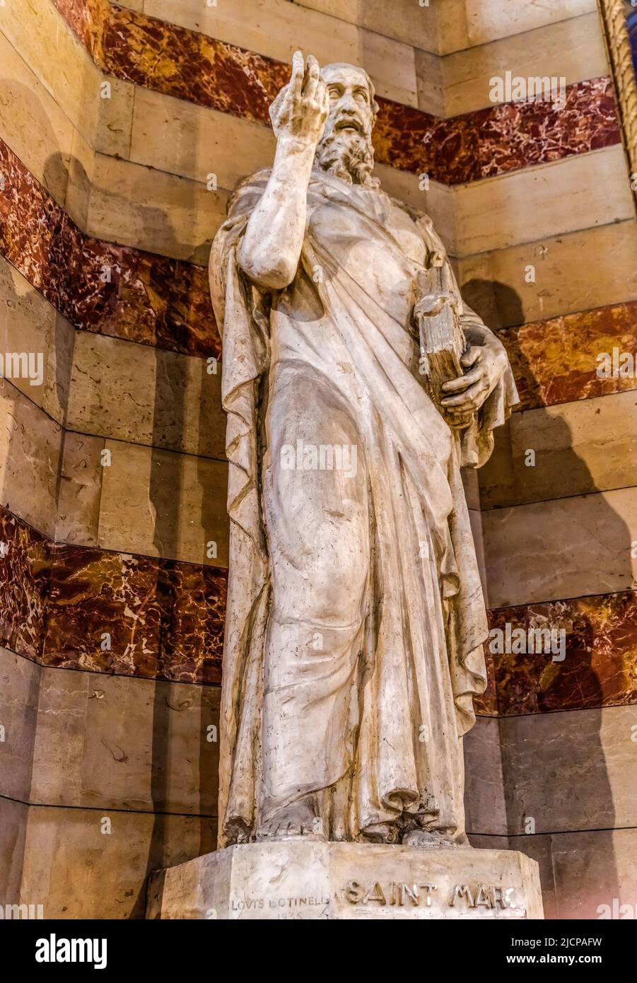 Saint Mark Statue Cathedral Saint Mary Mejor Catholic Church Marseille ...