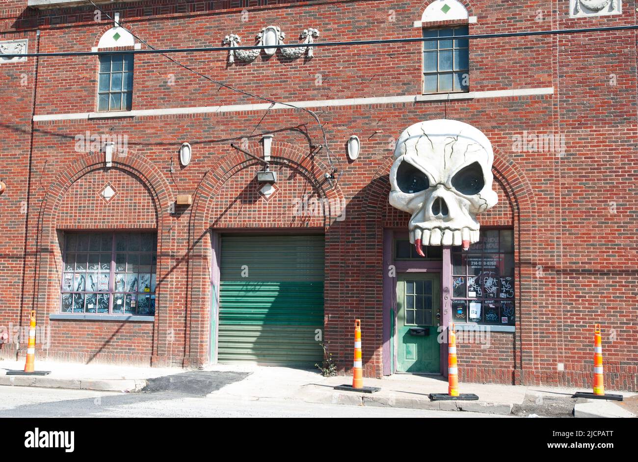 Deep Ellum Area of Dallas, Texas: Unique haunted house with a large ...