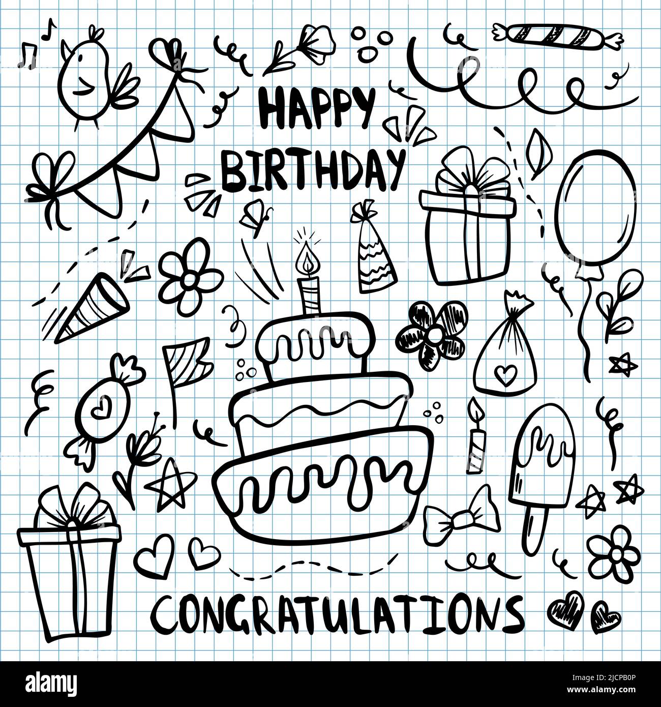 Set elements celebrate baby Stock Vector Images - Alamy