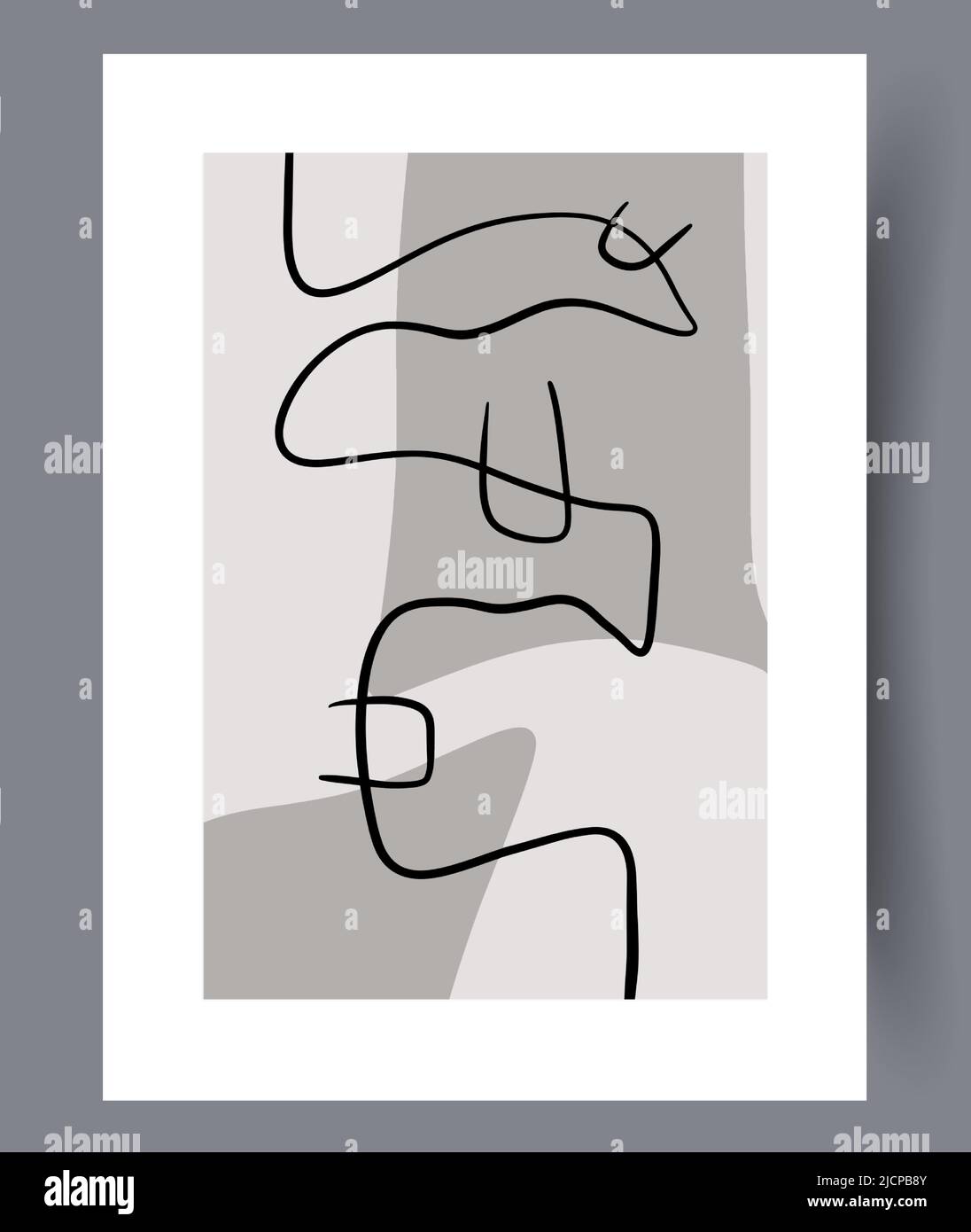 Scandinavian wall art poster Stock Vector Image & Art - Alamy