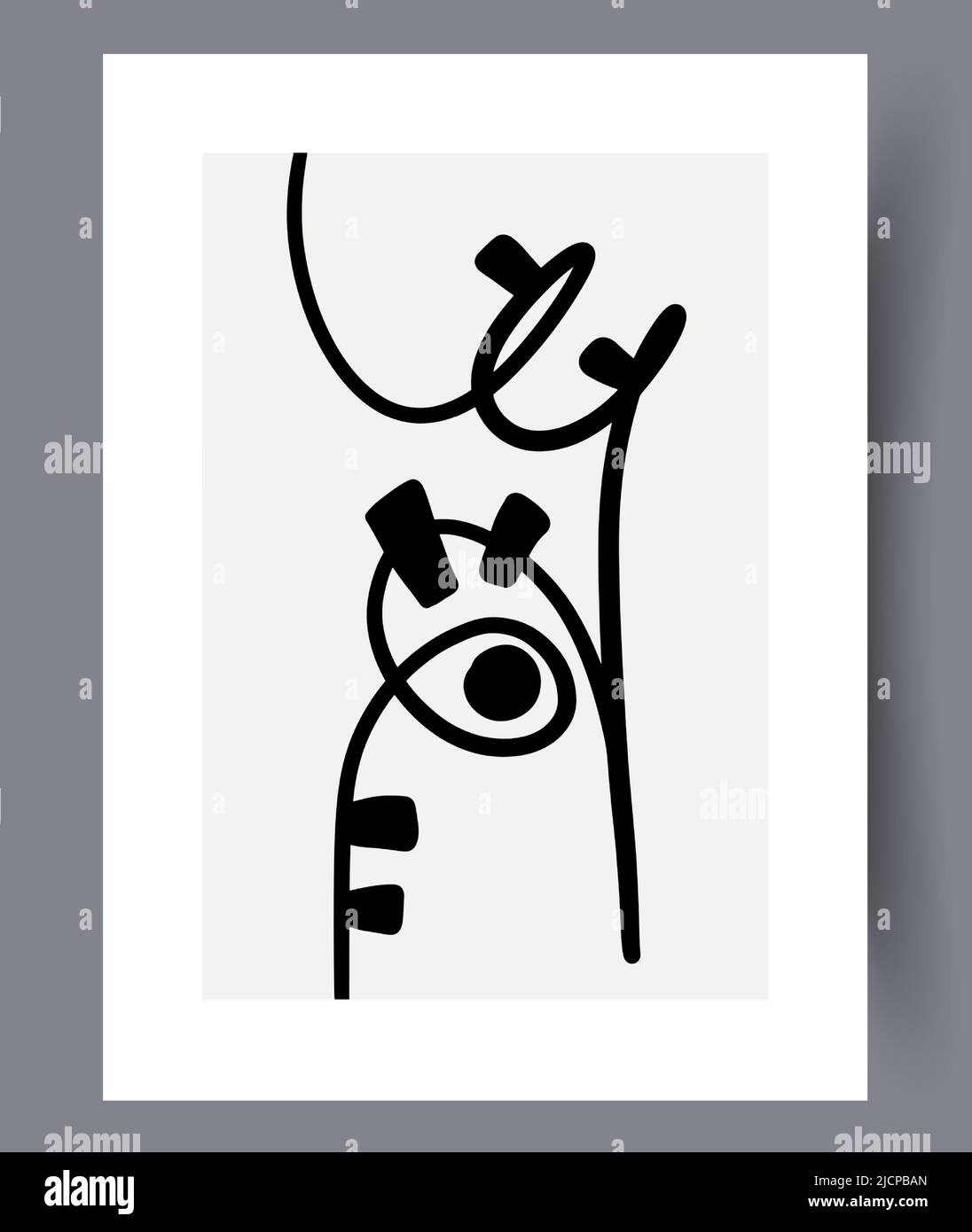 Printable modern minimalistic artworks Stock Vector Image & Art - Alamy