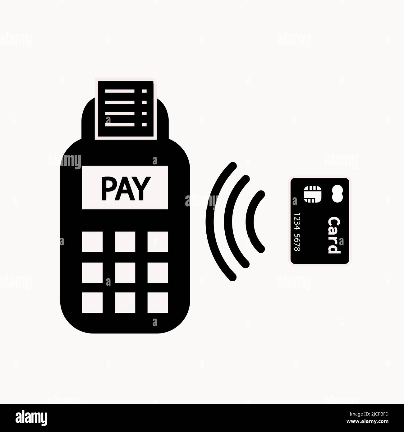 Paying with card contactless Cut Out Stock Images & Pictures - Alamy