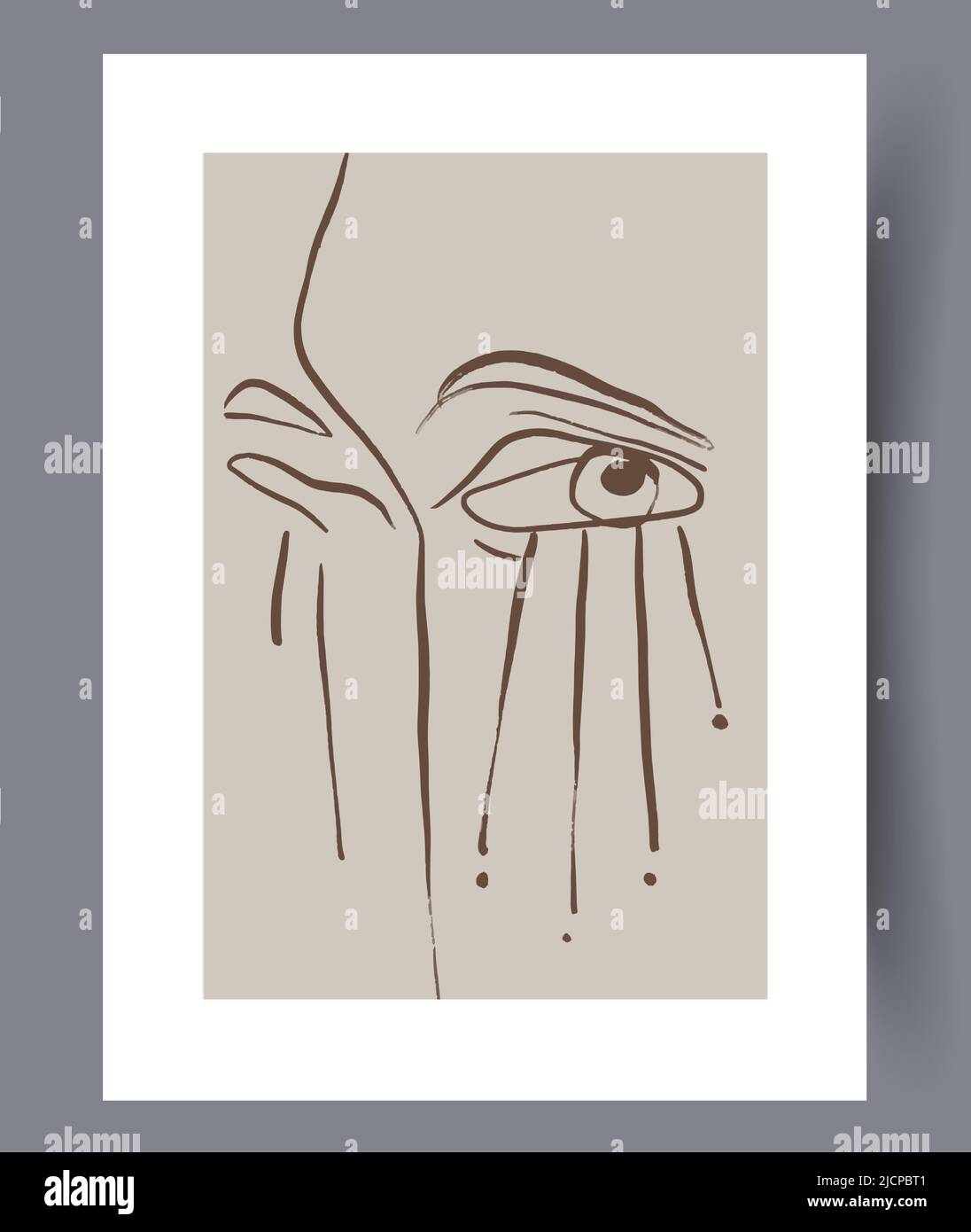 Printable modern minimalistic artworks Stock Vector Image & Art - Alamy