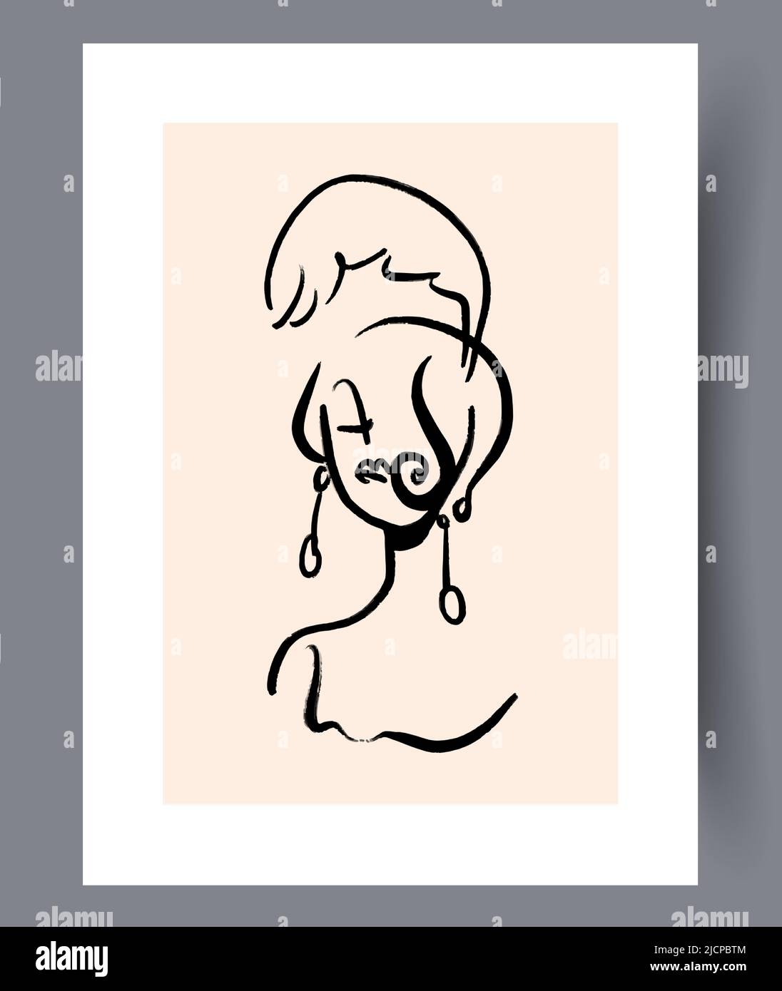 Printable modern minimalistic artworks Stock Vector Image & Art - Alamy