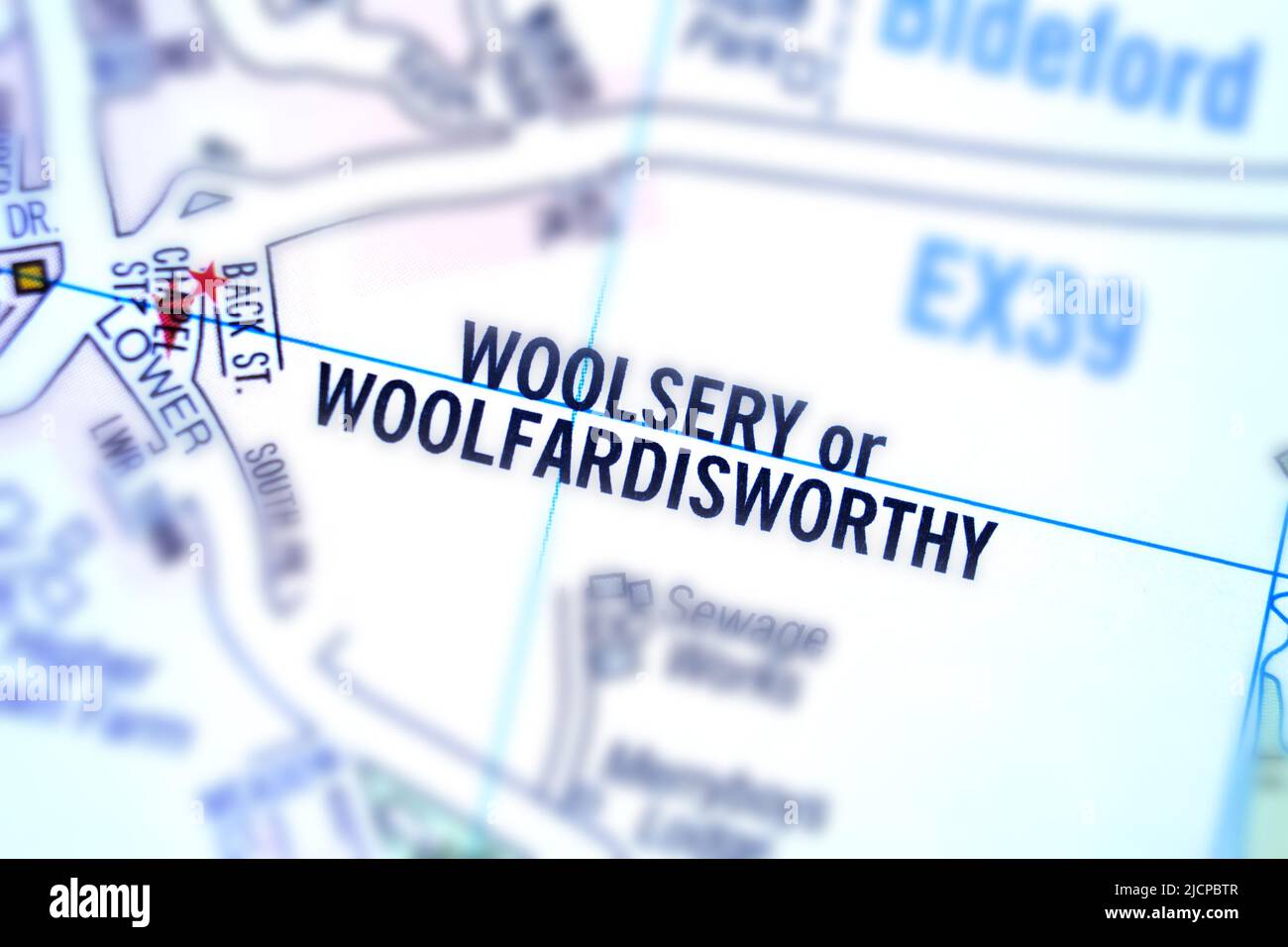 Woolsery or Woolfardisworthy village - Devon, United Kingdom colour ...