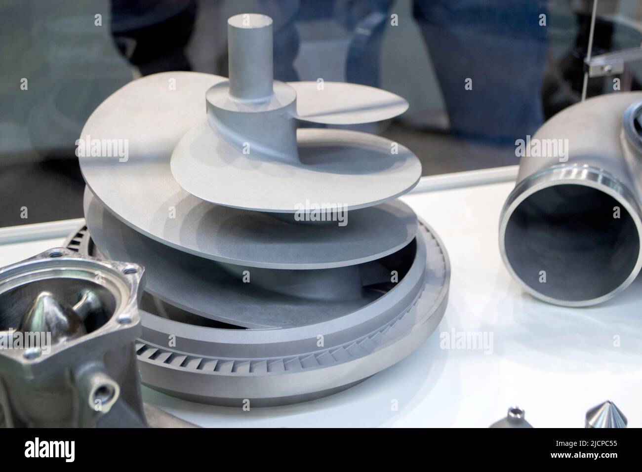 Model object of a large industrial part printed on a 3D printer from ...