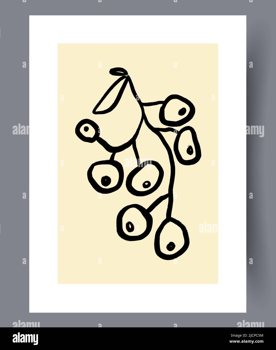 Printable modern minimalistic artworks Stock Vector Image & Art - Alamy