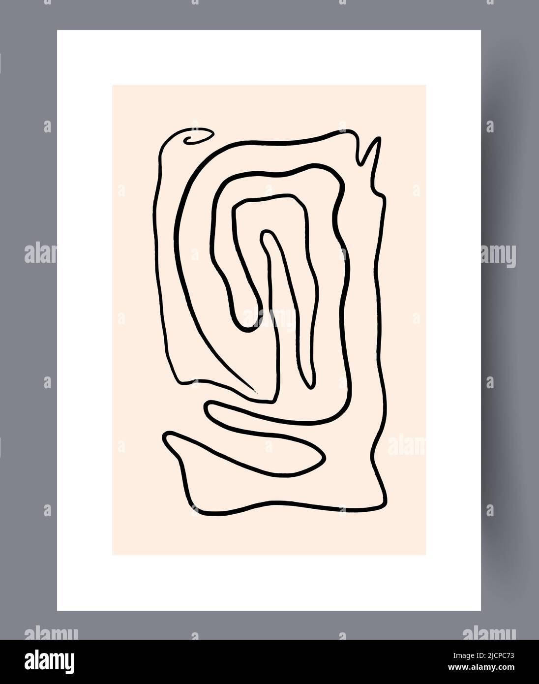 Printable modern minimalistic artworks Stock Vector Image & Art - Alamy