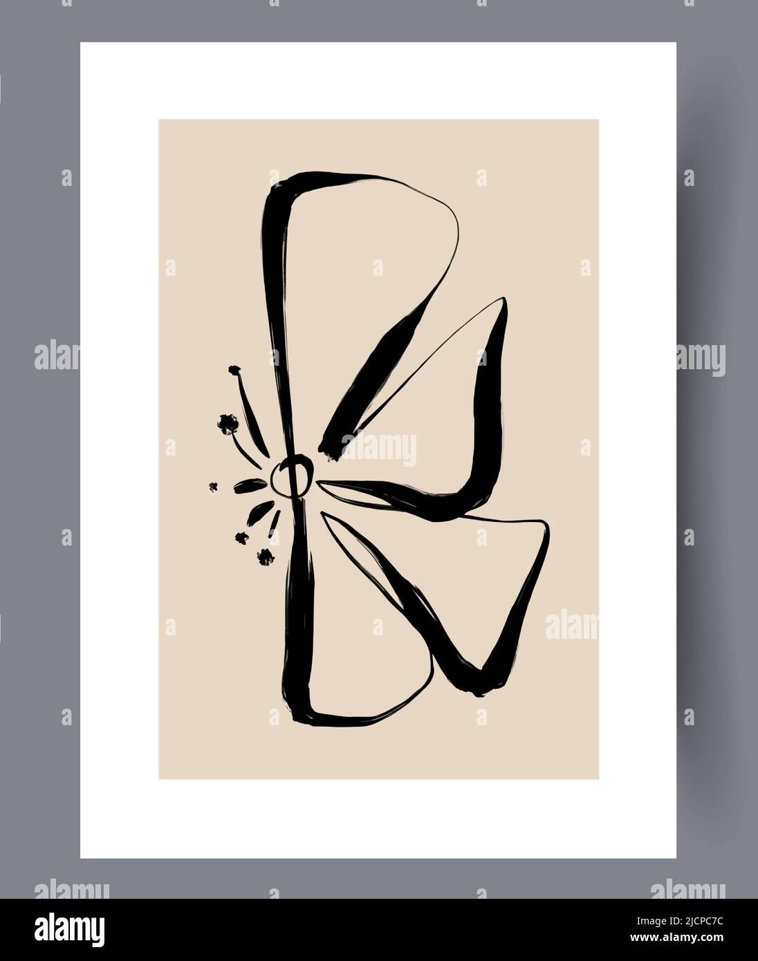 Printable modern minimalistic artworks Stock Vector Image & Art - Alamy