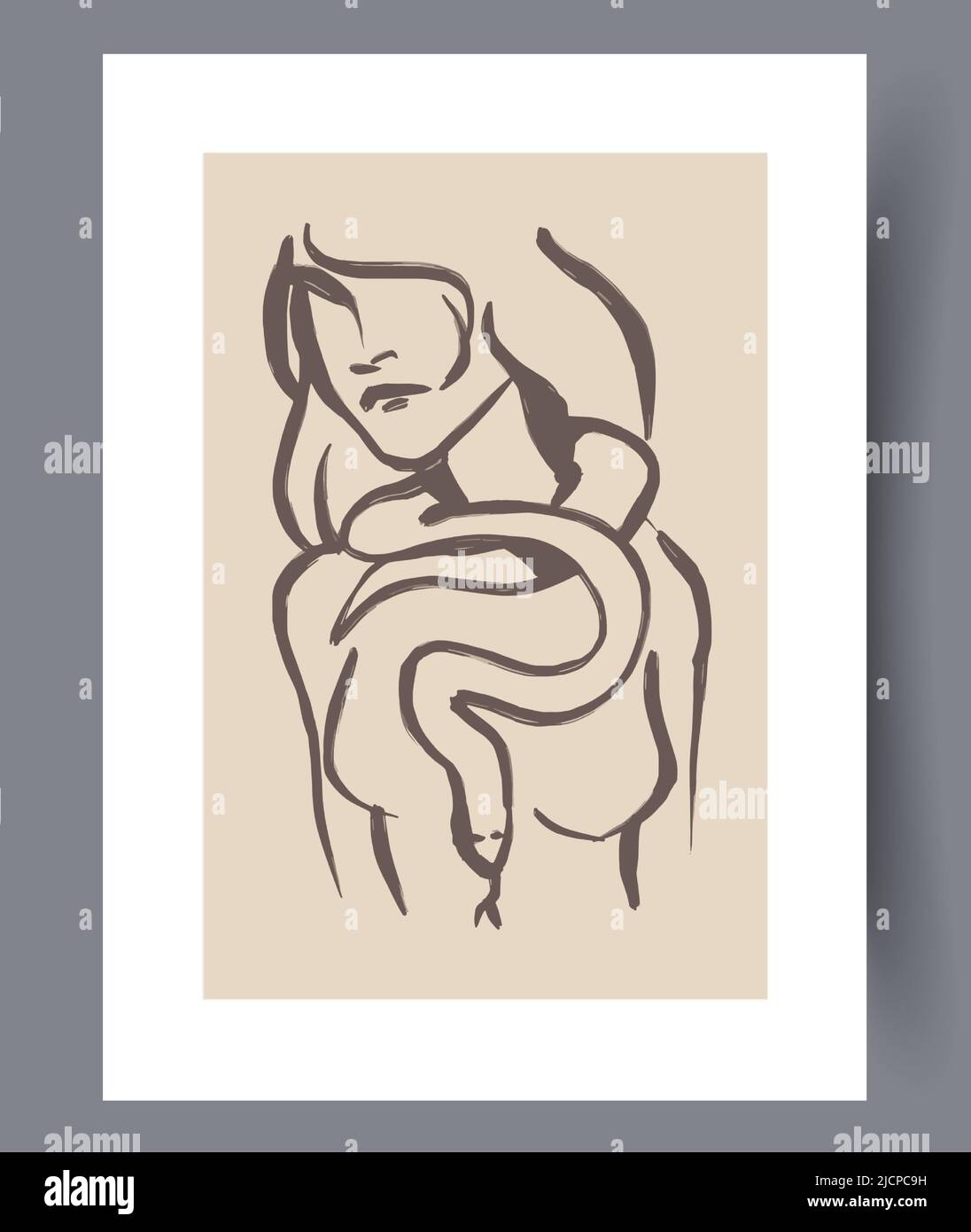 Printable modern minimalistic artworks Stock Vector Image & Art - Alamy