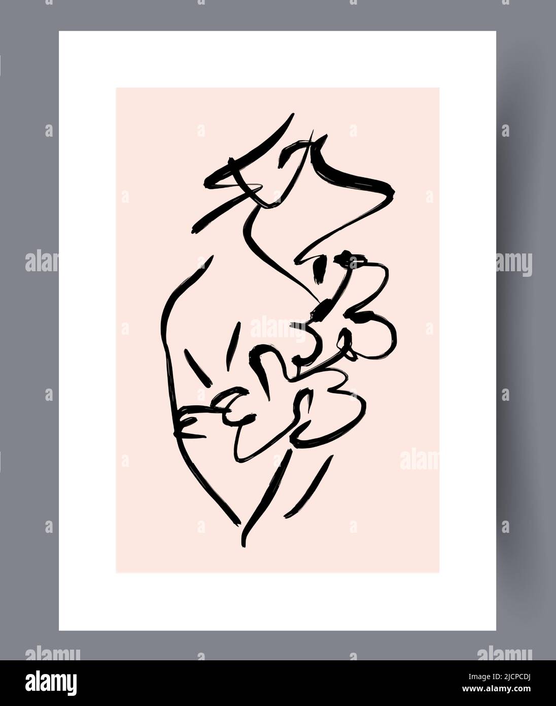 Printable modern minimalistic artworks Stock Vector Image & Art - Alamy