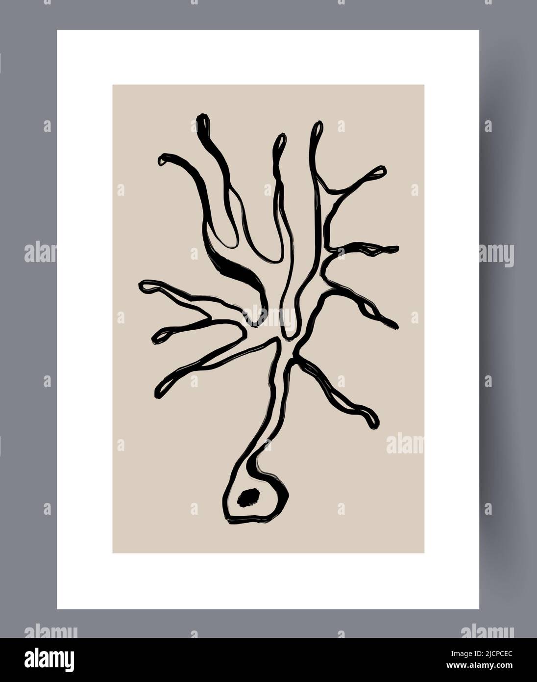 Printable modern minimalistic artworks Stock Vector Image & Art - Alamy