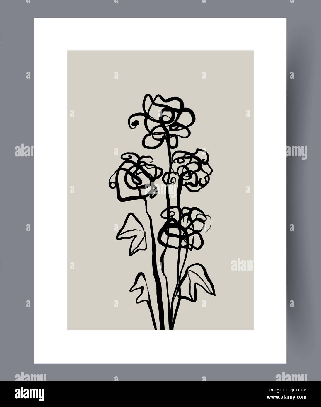 Printable modern minimalistic artworks Stock Vector Image & Art - Alamy