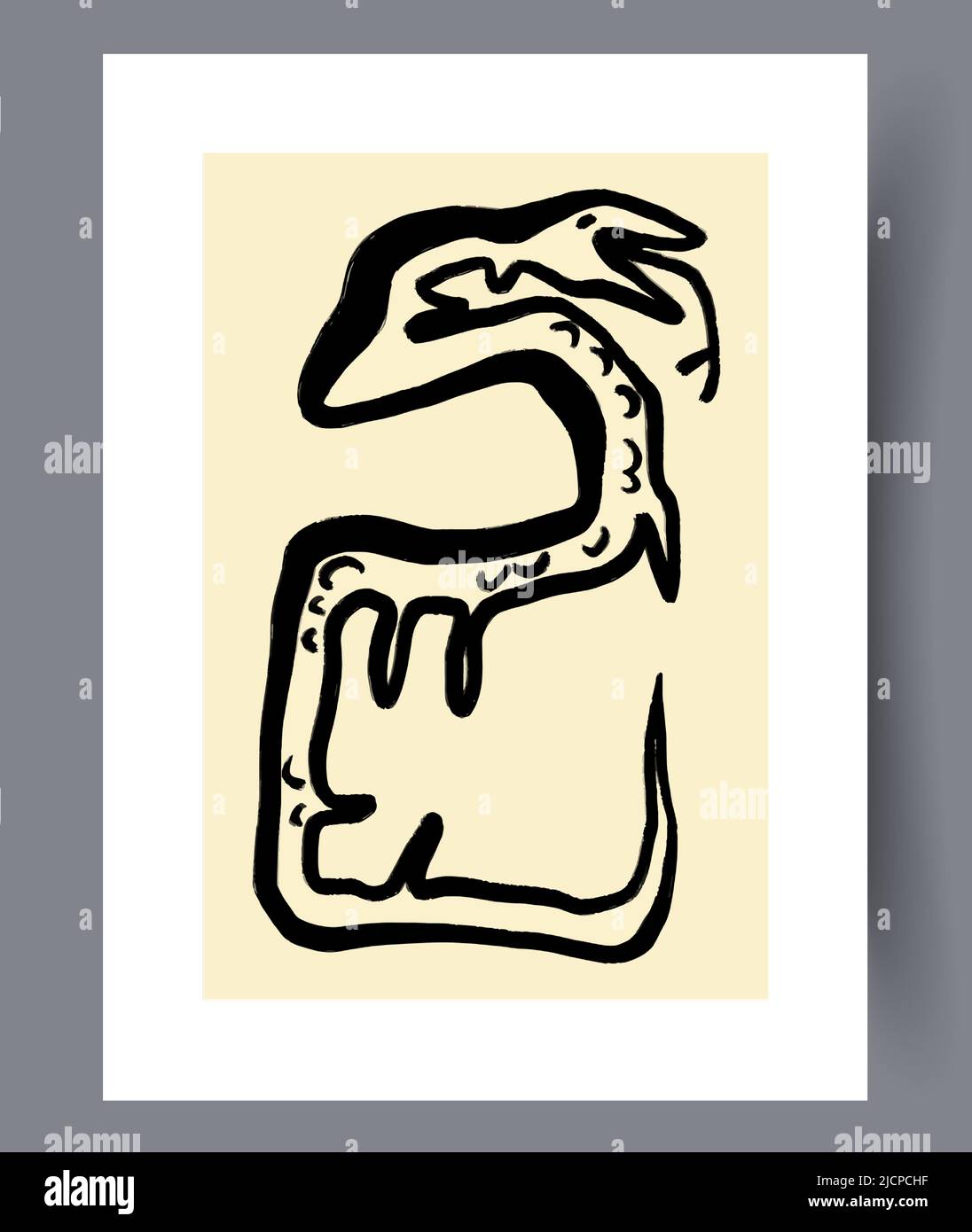 Printable modern minimalistic artworks Stock Vector Image & Art - Alamy