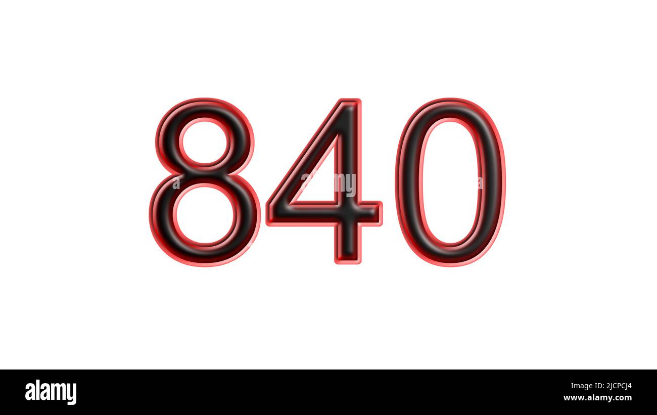 Number 840 hi-res stock photography and images - Alamy