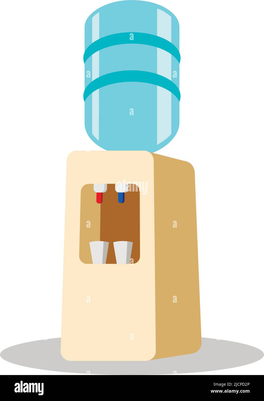 Office cooler. Vector illustration in cartoon style Stock Vector Image ...