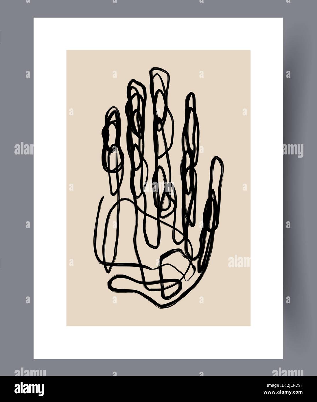 Minimalistic printable art wall posters Stock Vector Image & Art - Alamy