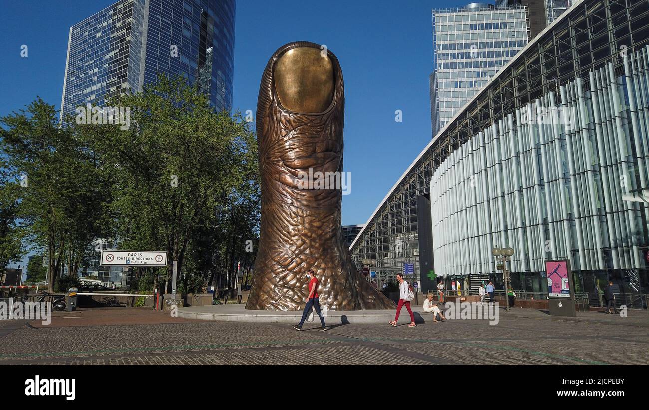 France. Hauts-de-Seine (92) Puteaux. La Defense business district. The ...