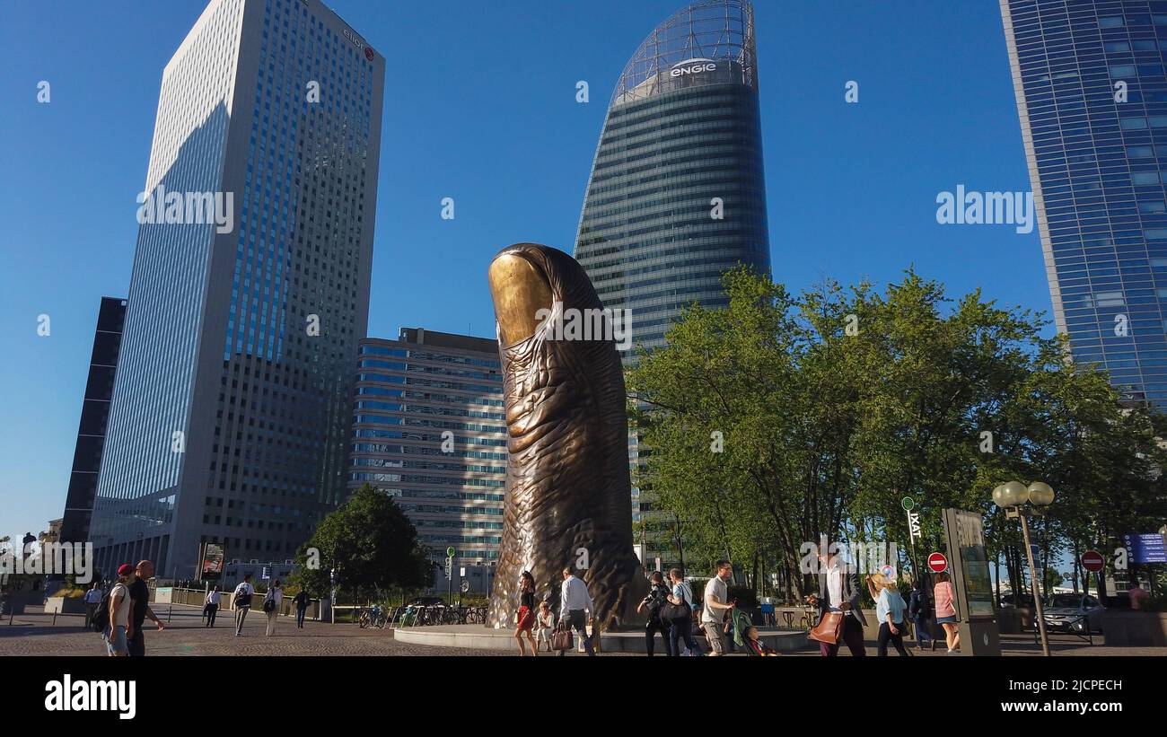 Thumb sculpture france hi-res stock photography and images - Alamy