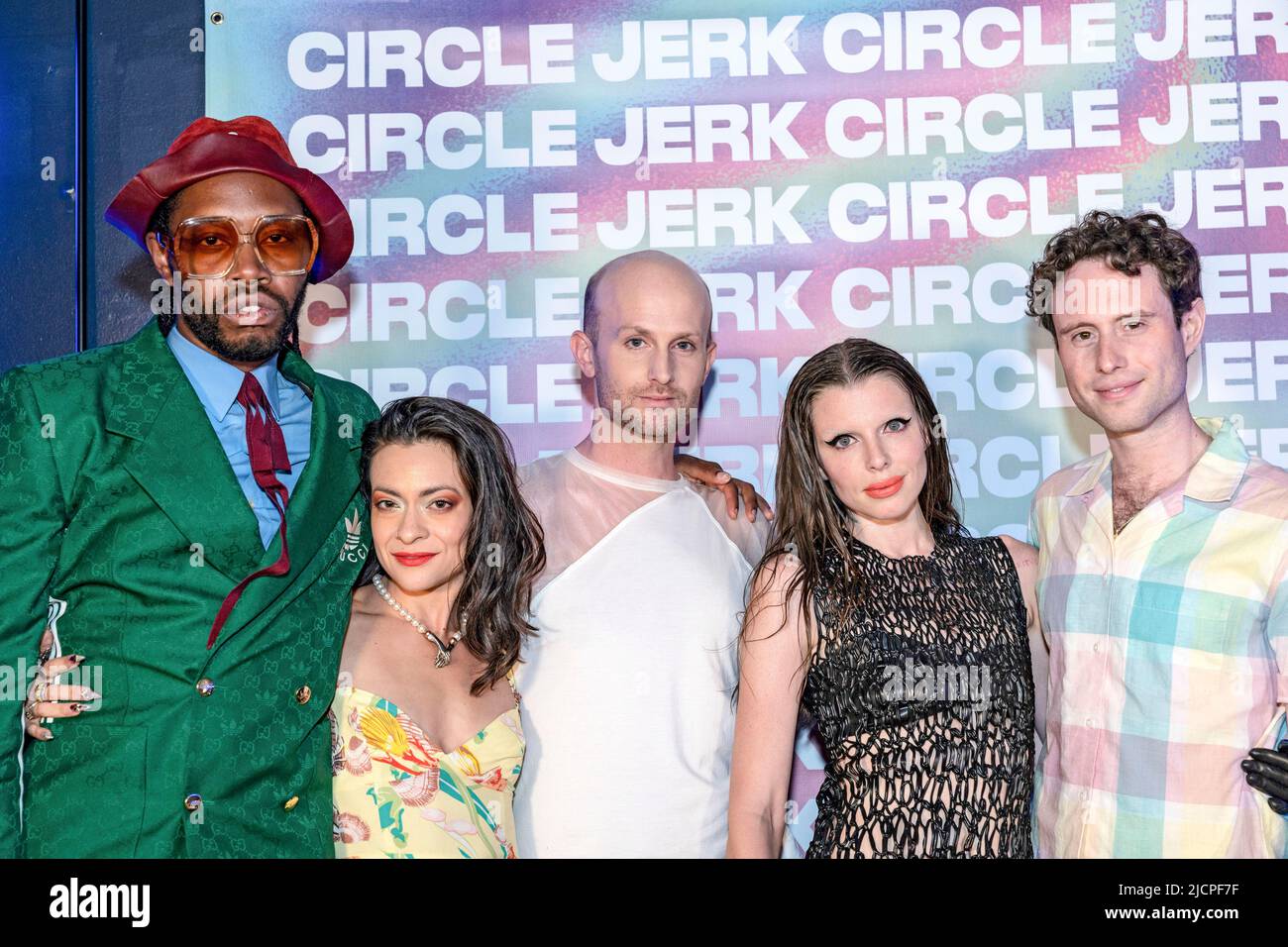NEW YORK, NEW YROK - JUNE 14: (L-R) Jeremy O. Harris, Cat Rodriguez ...