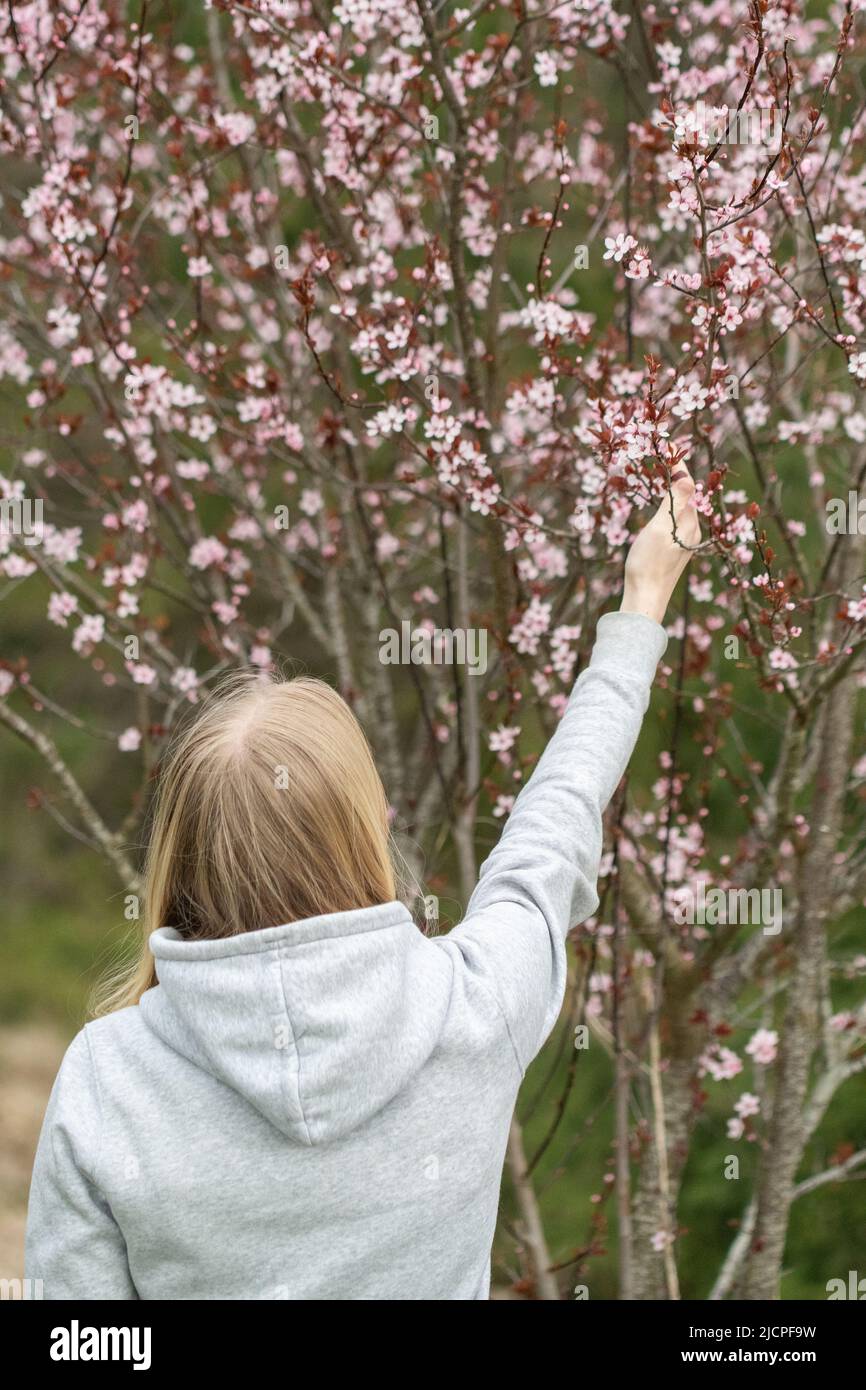 Beautiful woman from behind hi-res stock photography and images - Alamy