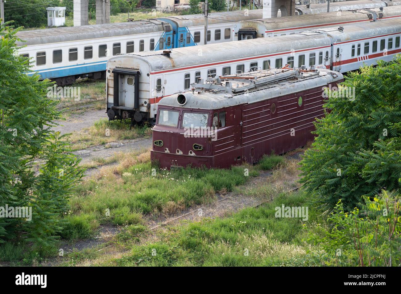 Soviet locomotive hi-res stock photography and images - Alamy