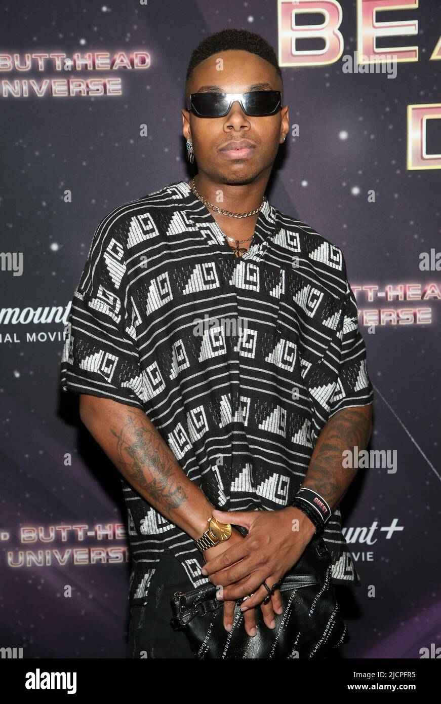 Los Angeles, California, USA. 14th June, 2022. Tre Melvin, the premiere ...