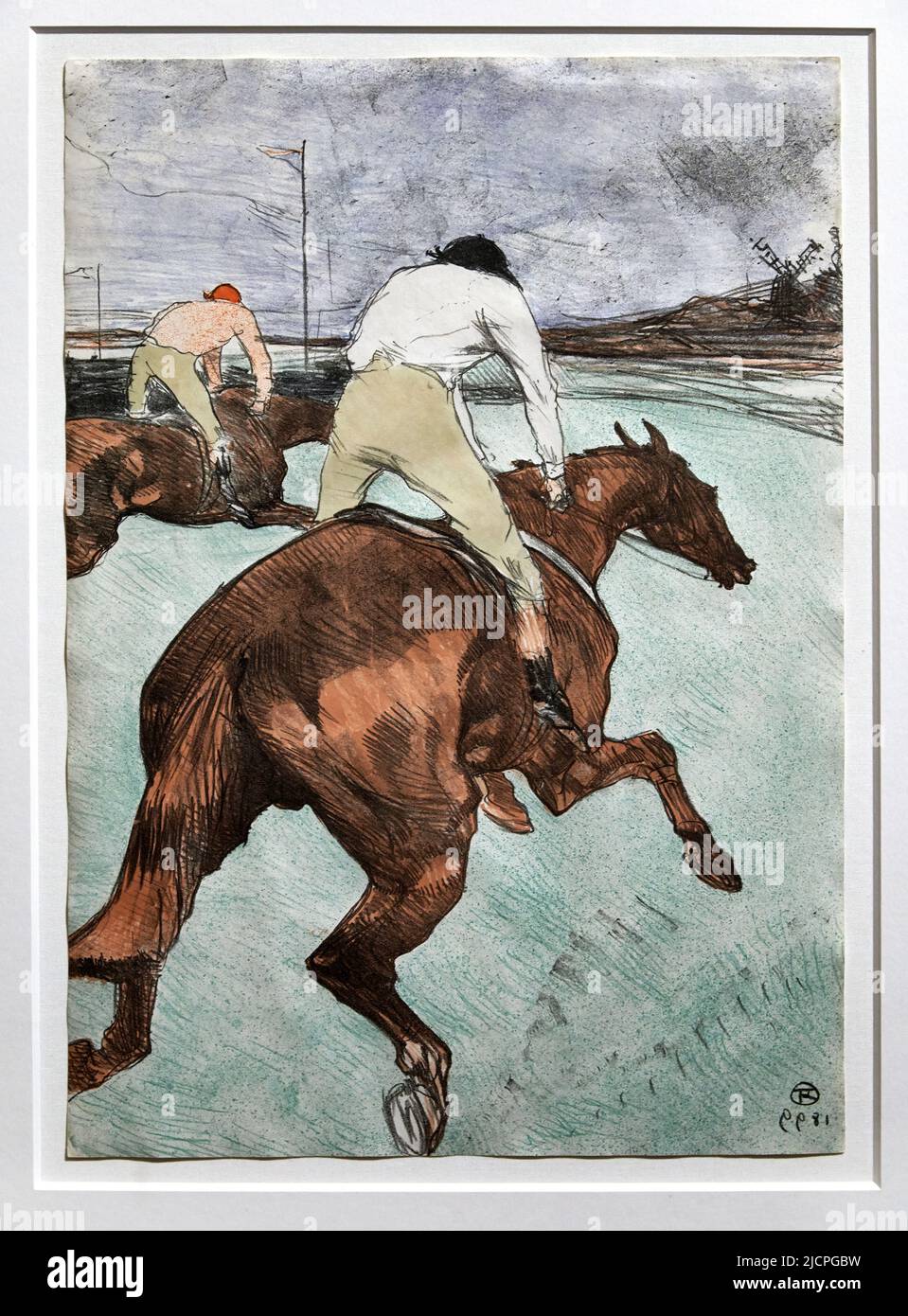 Il fantino - litografia - Henry Toulouse Lautrec - 1899 - Atene ...