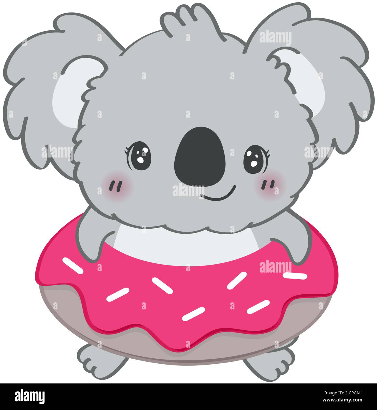 Koala Bear Clip Art Cute Cartoon Koala High Res Vector Graphic Getty