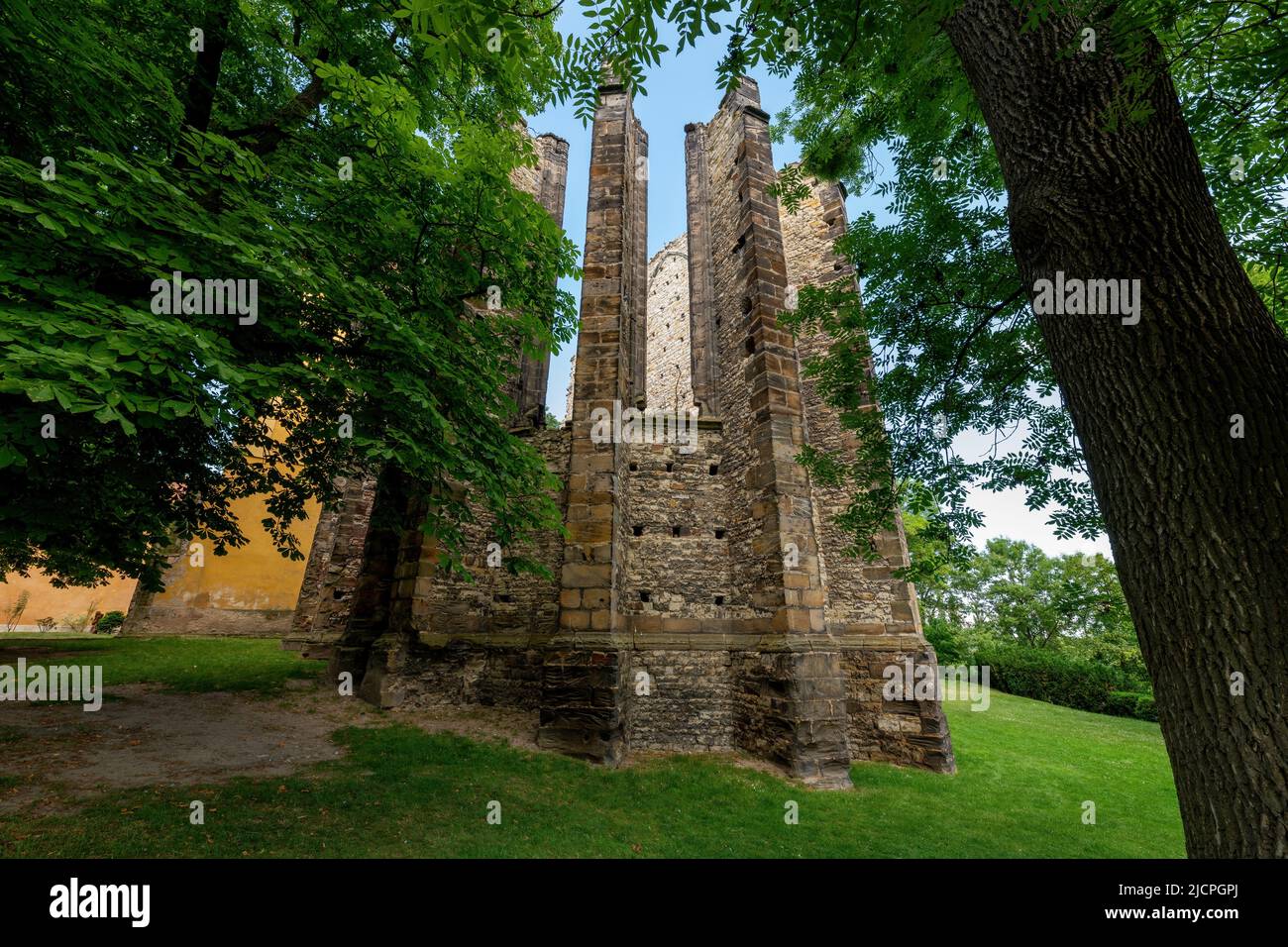 The unbuilt Monastery Church of the Virgin Mary is an unfinished Gothic ...