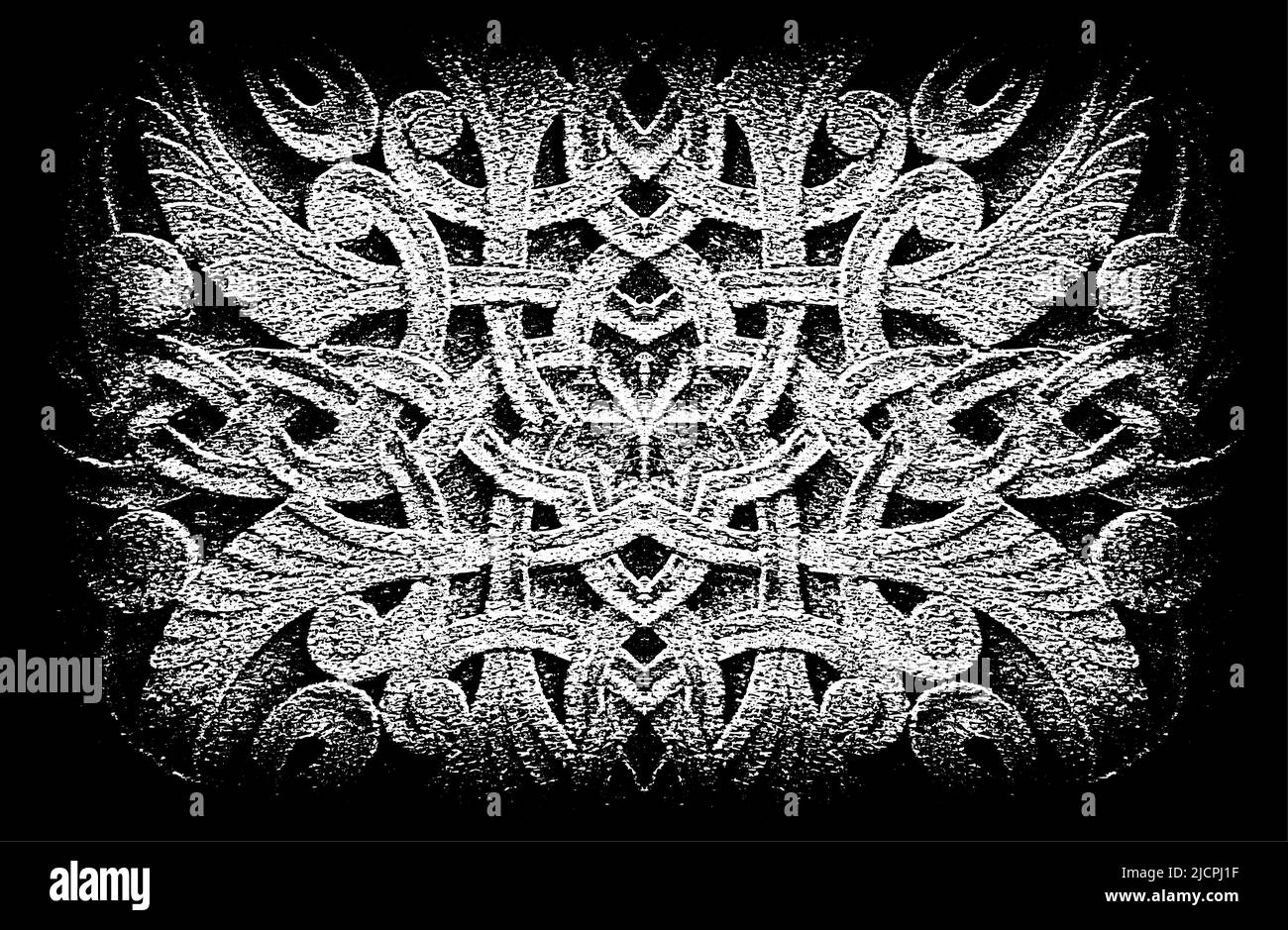 Distressed overlay texture of concrete with ornament, pattern. grunge ...