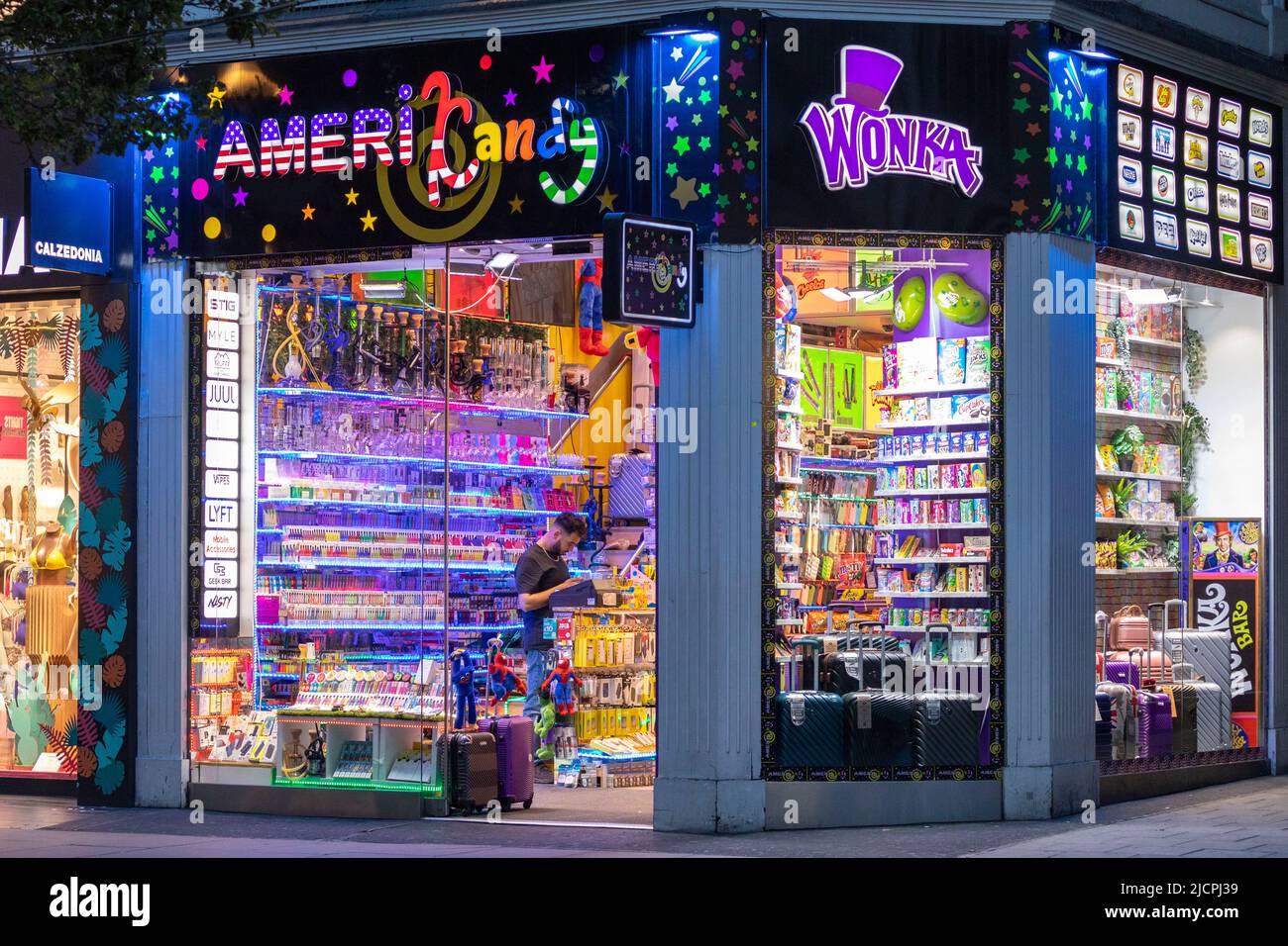 Money laundering sweet shops hi-res stock photography and images - Alamy