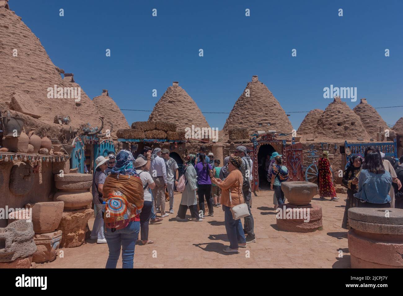 Harran, Sanliurfa, Turkey- May 21, 2022: Traditional Harran Houses, a ...