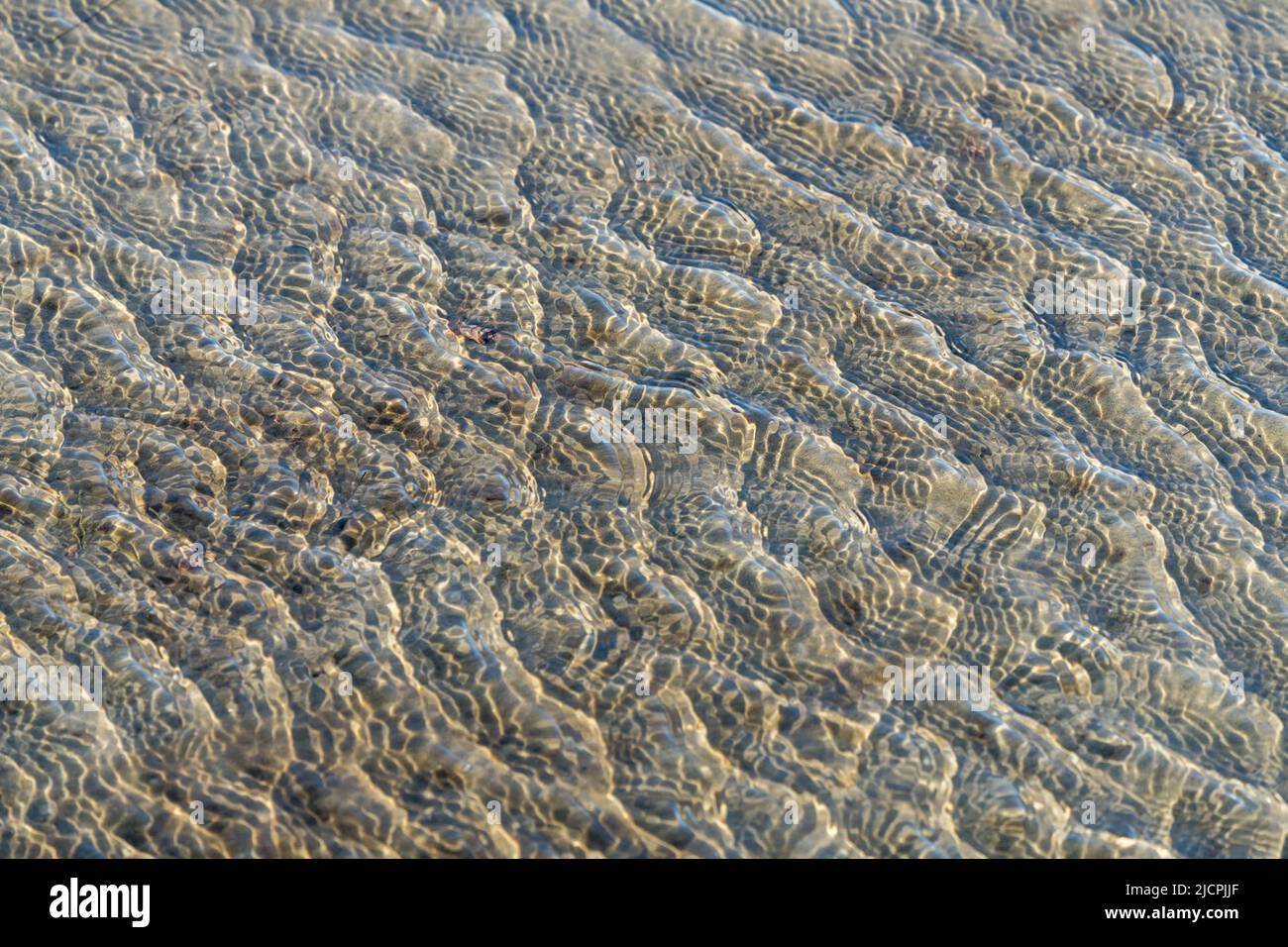 Abstract patterns in the tidal mudflats under shallow waater in the ...