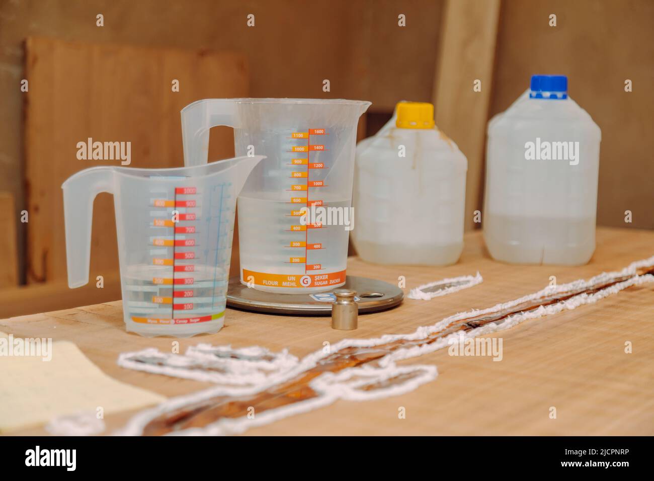 Tools for creation epoxy resin. Process of making a craft resin and ...