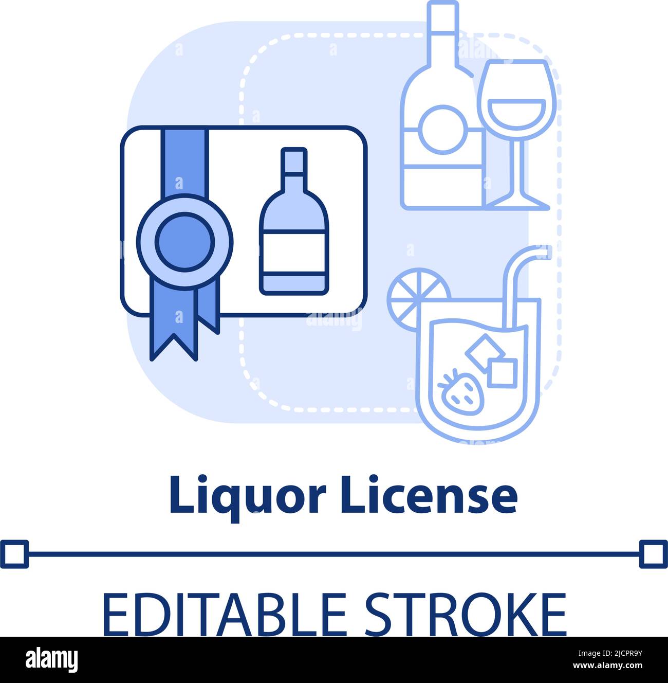 Alcohol license Cut Out Stock Images & Pictures - Alamy